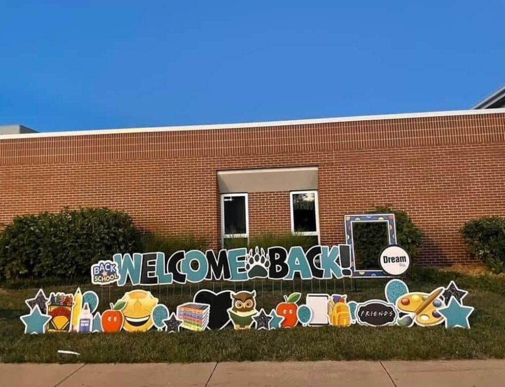 Back To School Celebrations with Welcome Back Yard Signs